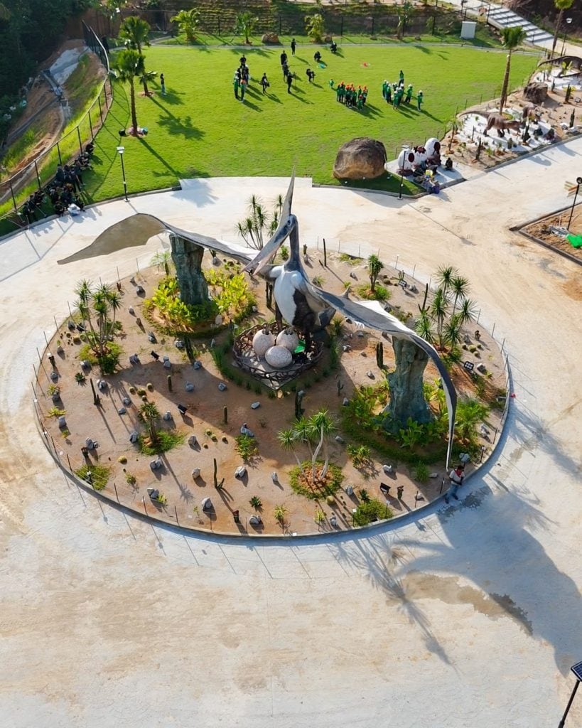 Dino Desert at Monkeys Canopy in KL has over 100 dinosaurs