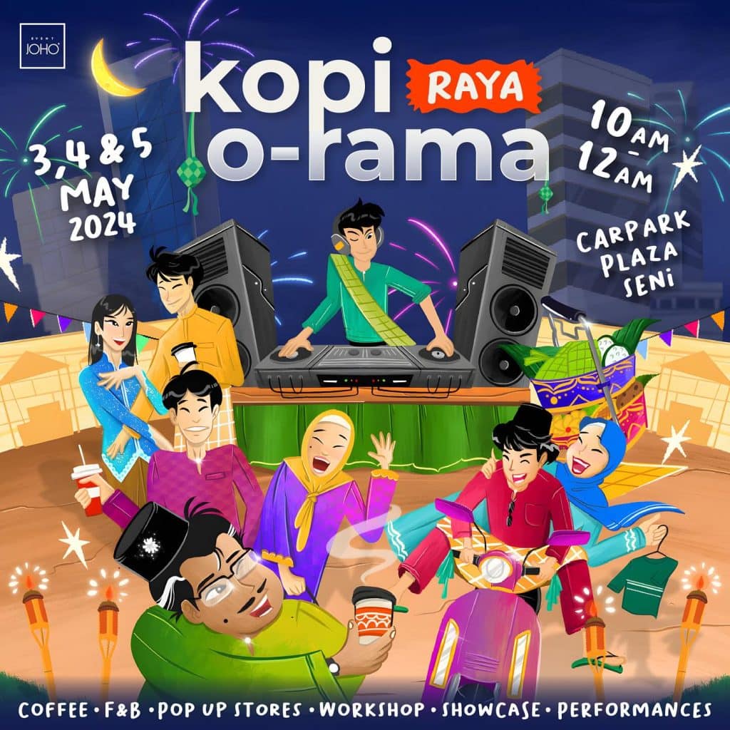 Kopi O-Rama Raya in JB has over 50 F&B and retail stalls