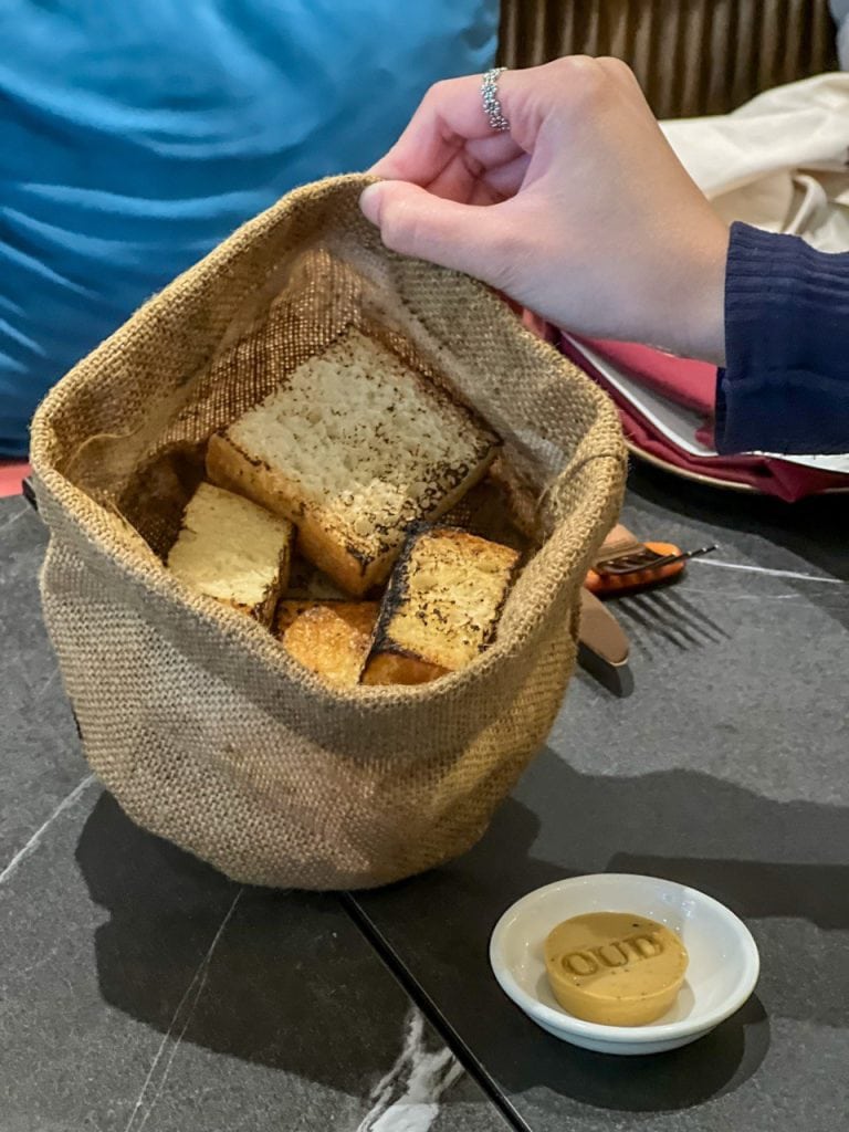 The Muslim-owned OUD Restaurant has grilled meats and seafood