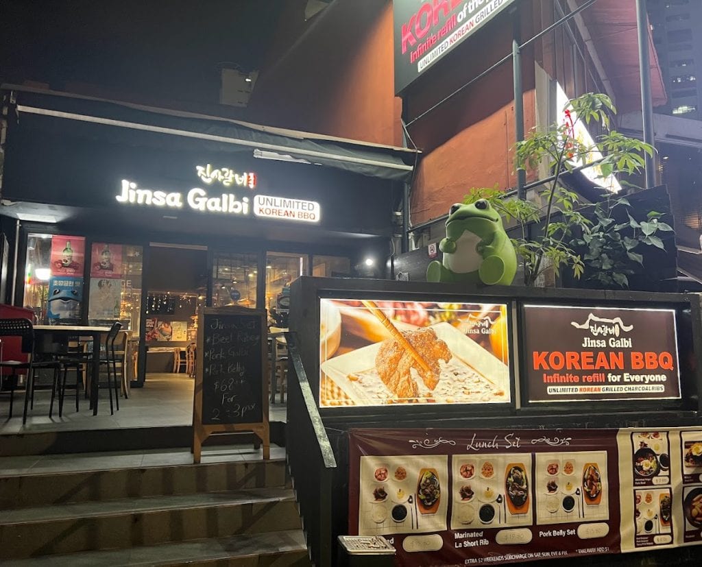Jinsa Galbi has affordable weekday lunch sets and 1-For-1 BBQ