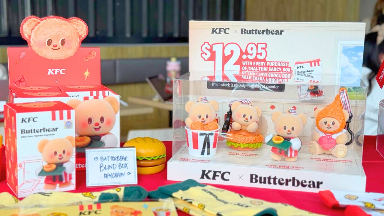 Thailand’s favourite mascot, Butterbear, is visiting KFC Singapore