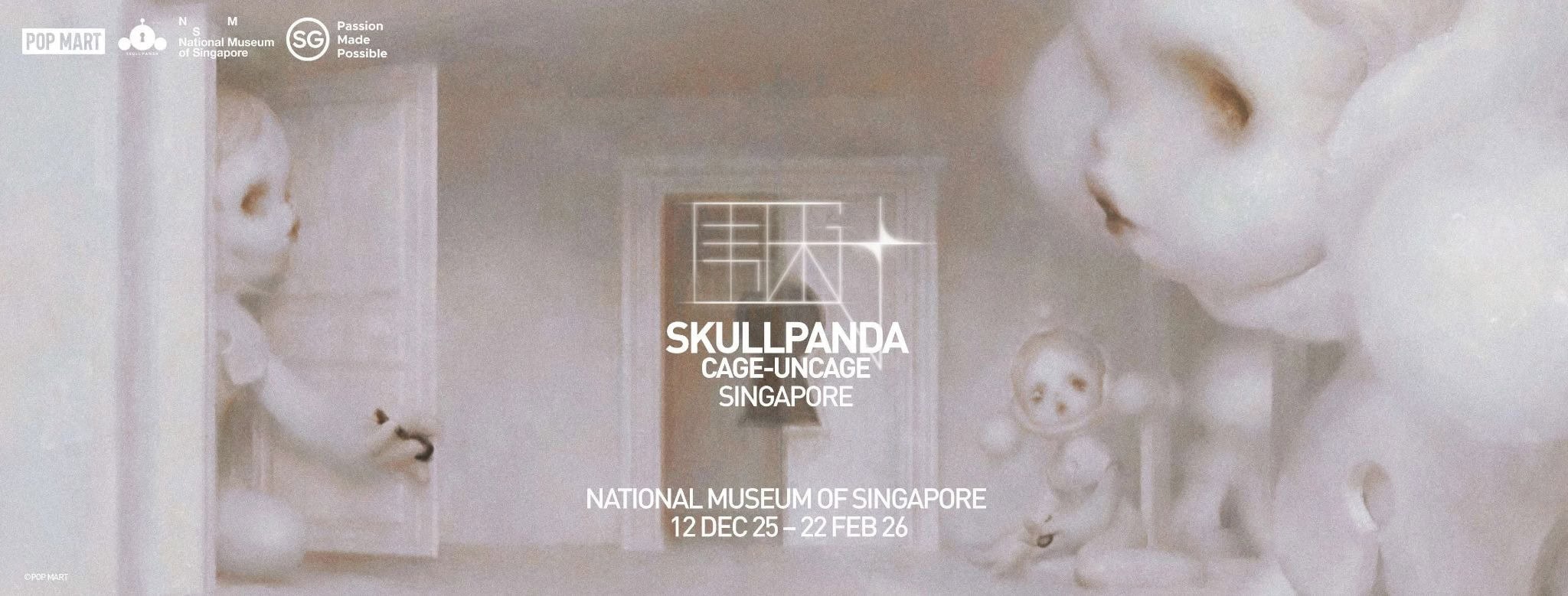 Pop Mart’s Skullpanda is dominating National Museum Singapore