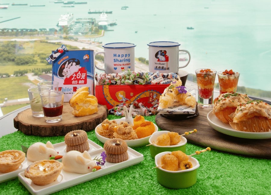 Experience nostalgia with the White Rabbit afternoon tea set